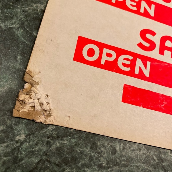 Wall Decor | Vintage Double Sided Store Hours 5 Tax Sign | Poshmark